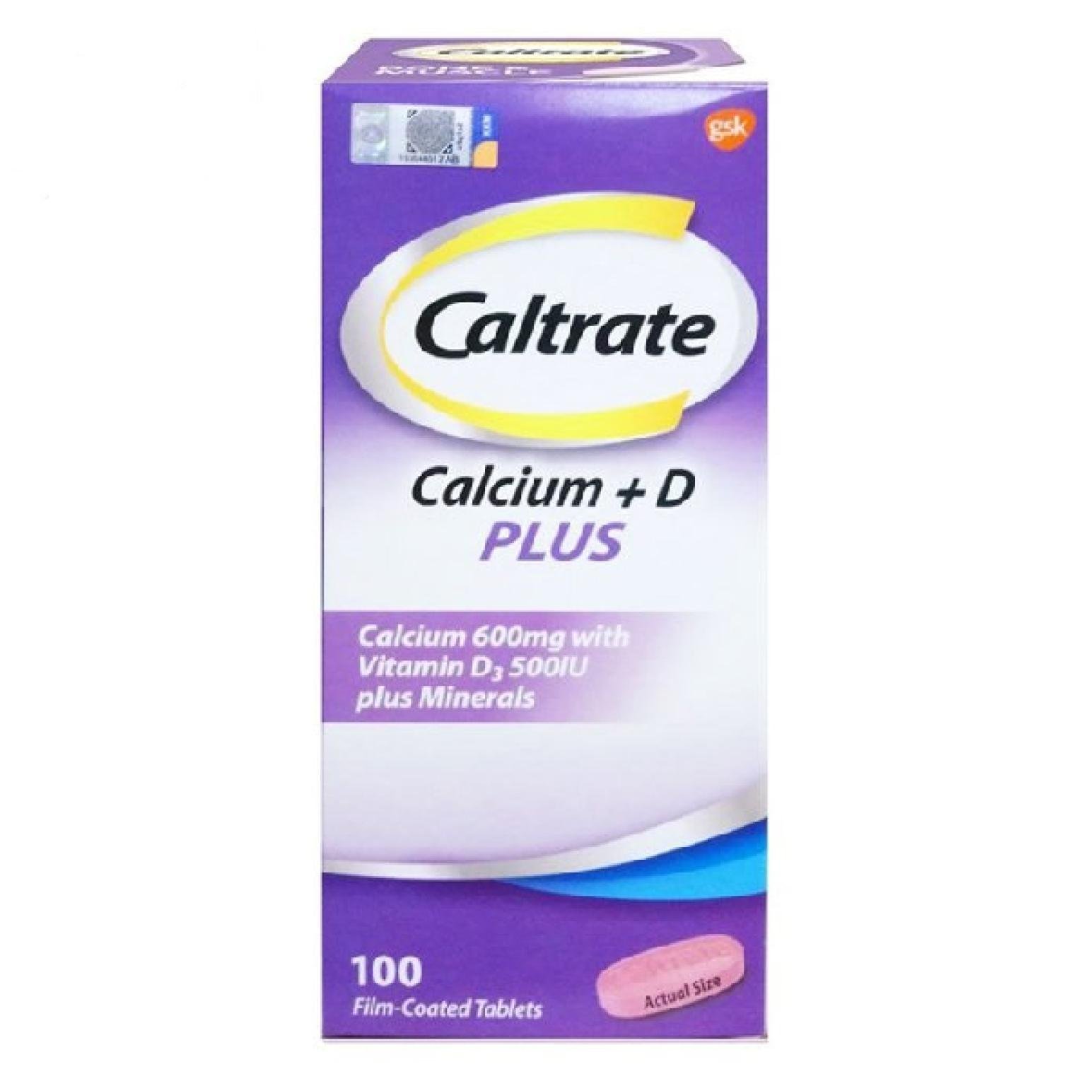 Caltrate Calcium + D Plus Minerals 100 tablets | Wellsell BD